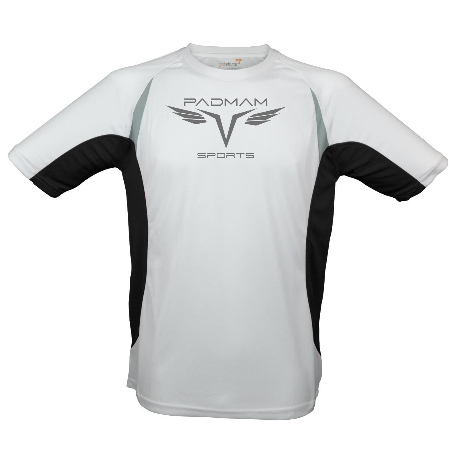 Laufshirt Running T - PADMAM Sports - Logo grey